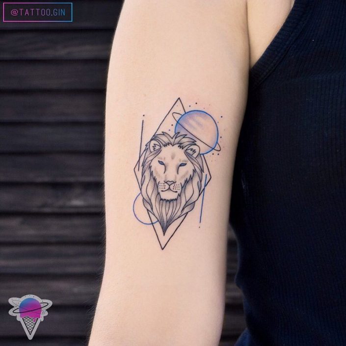 Тату Лев: 100 фото лучших идей, значение, эскизы